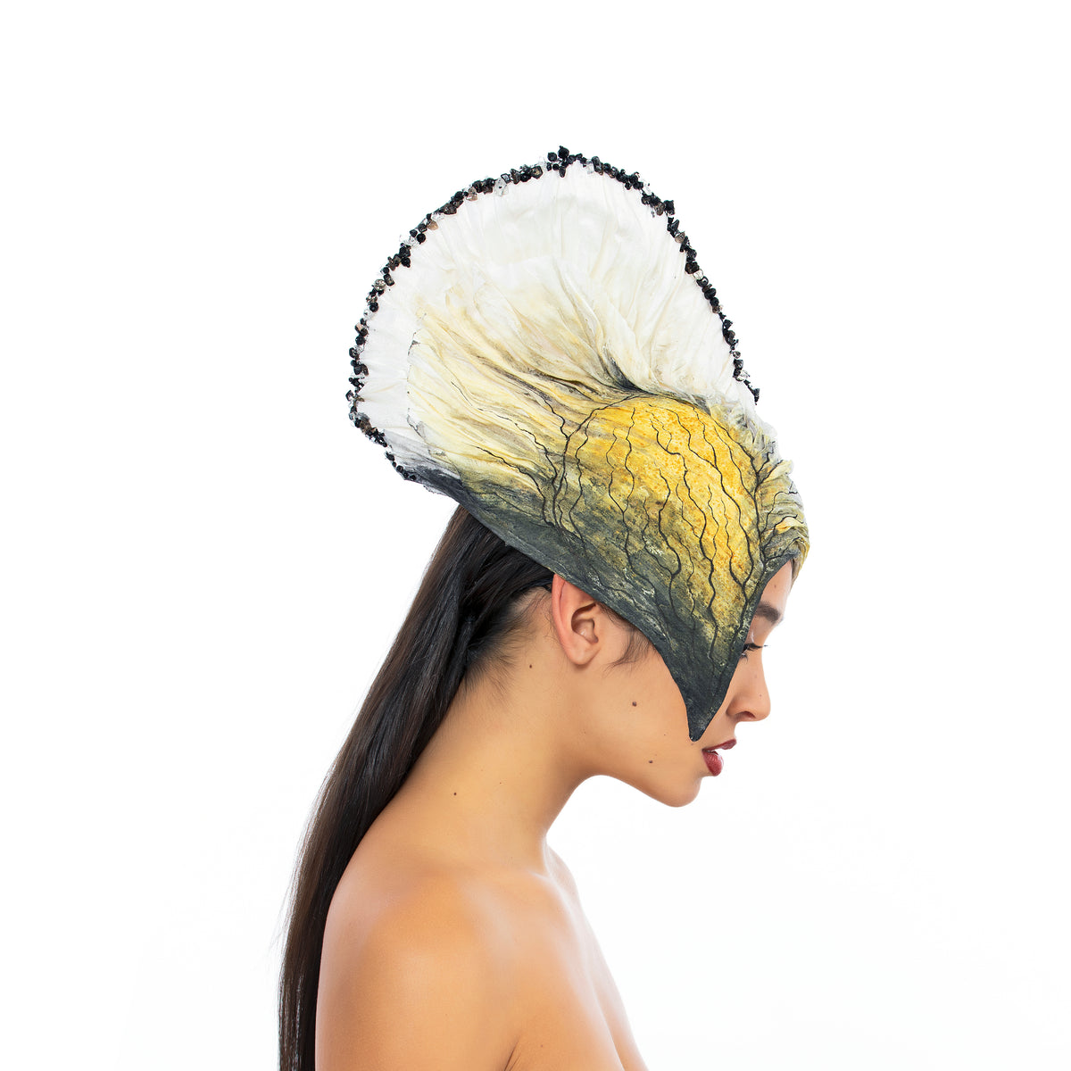 Raven Headpiece – Maor Zabar